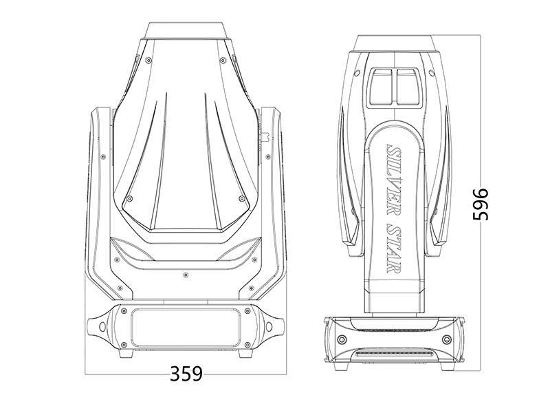Imlight - SS659SC PLUTO 350 поворотная голова, led голова, световое ...